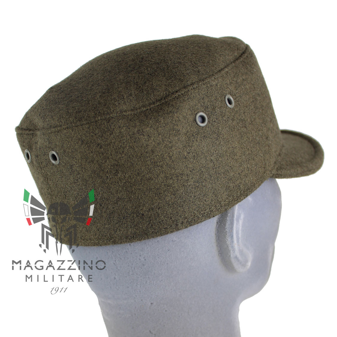 Berretto cappello "Norvegese" Esercito Italiano Alpini originale PANNO ...