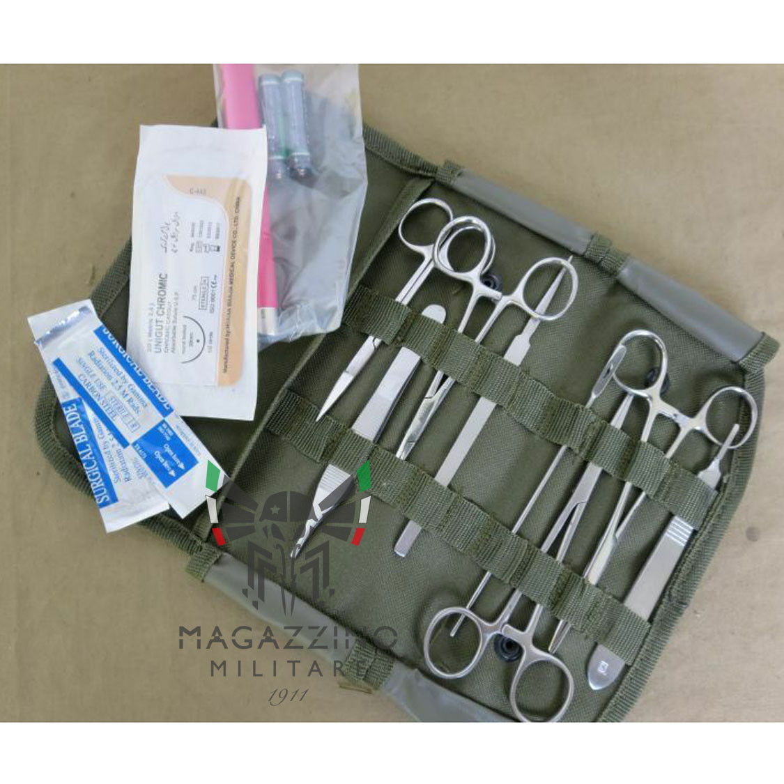 US Army Surgical Set Medical Corps Mash First Aid Kit 12pcs Marines ...