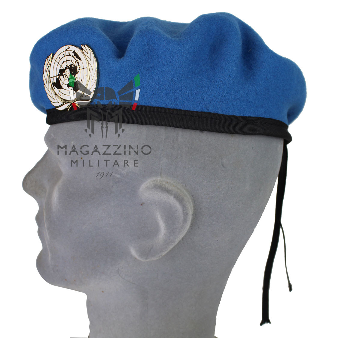 Basco ONU Nazioni Unite UN con Fregio metallo