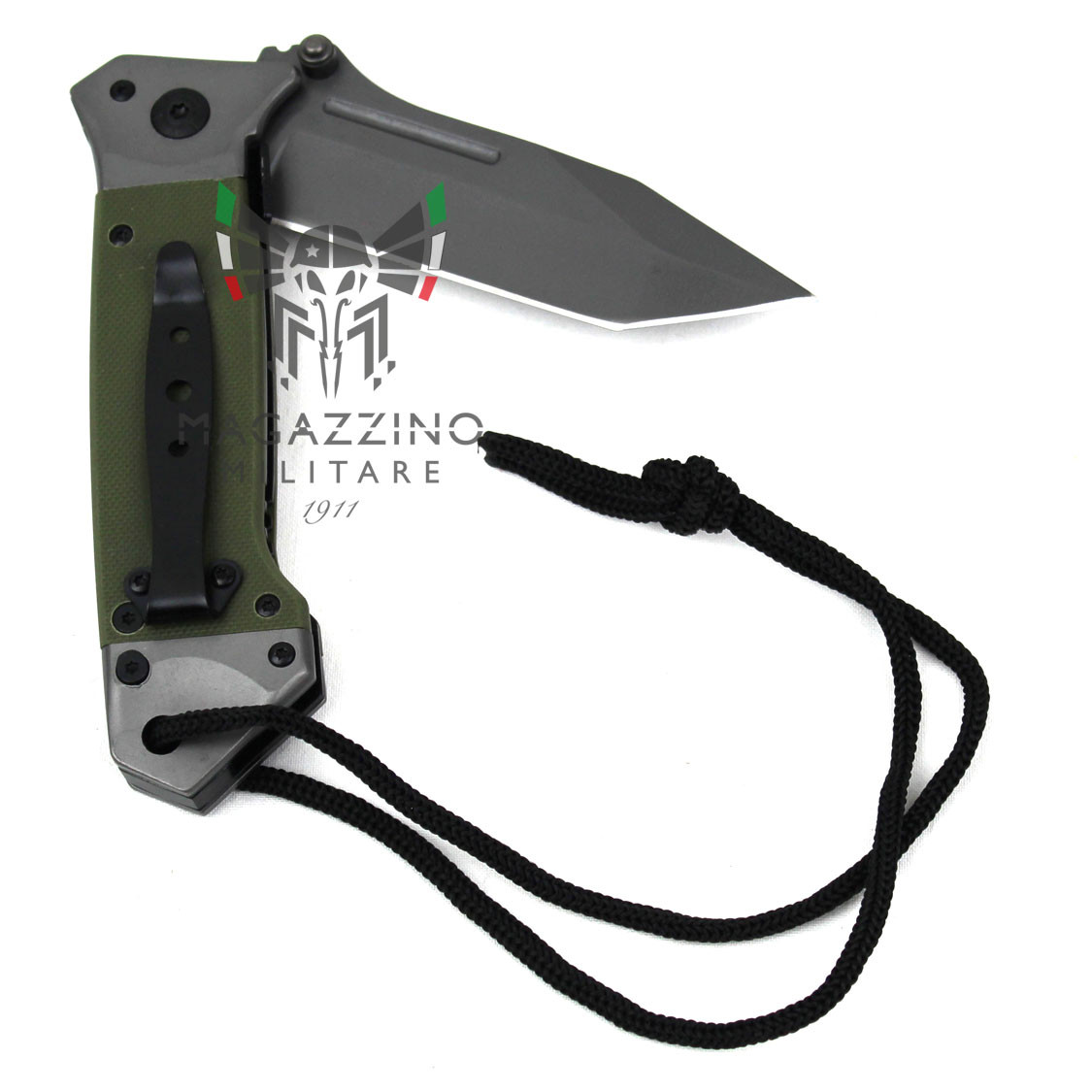 DA35 Rugged Folding Tactical Knife Green