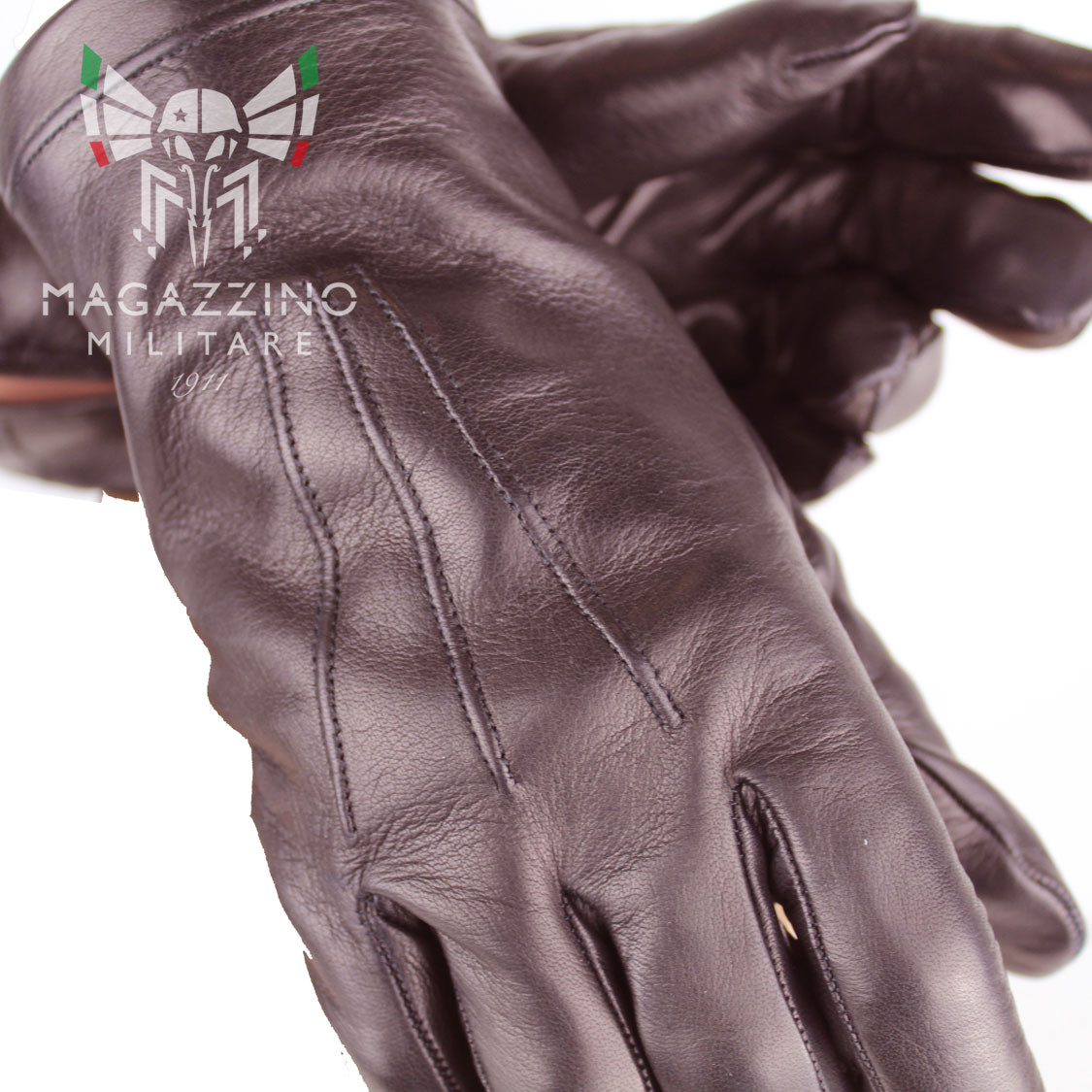 Guanti pelle imbottiti lana mod. 2002 originali Esercito italiano EI ...