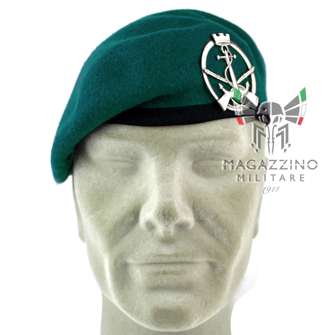 Basco Spagnolo Lagunari Battaglione San Marco Verde con Fregio ...