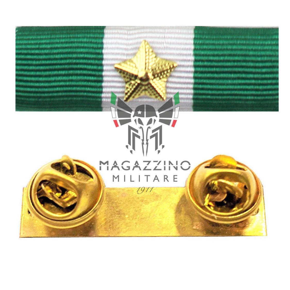 Service 40years Longevity Medal and Ribbon - Army, Carabinier, Air Force