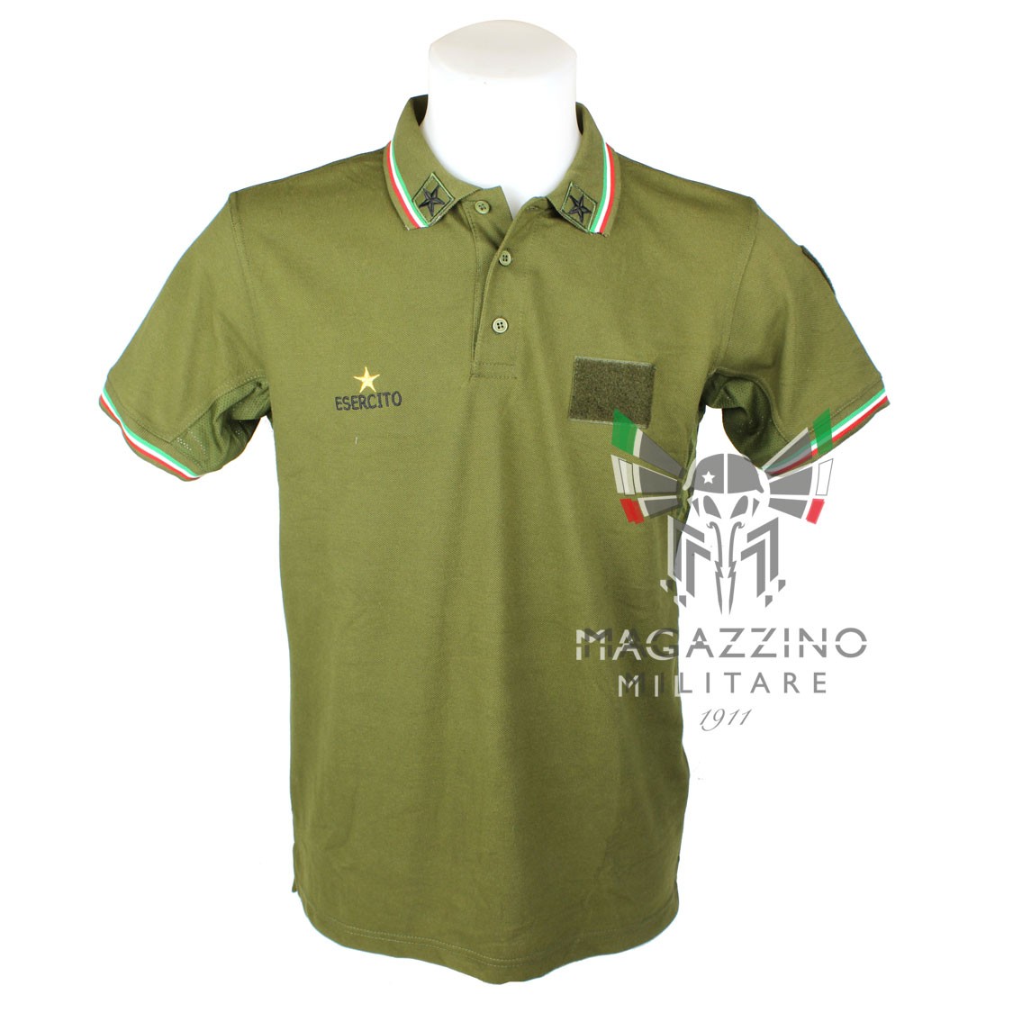Italian Army Polo Logo and Distinctive Accessories