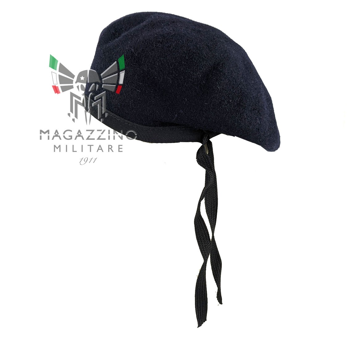 Basco Blu con Fregio in Metallo per Infermiere Volontario della Croce ...