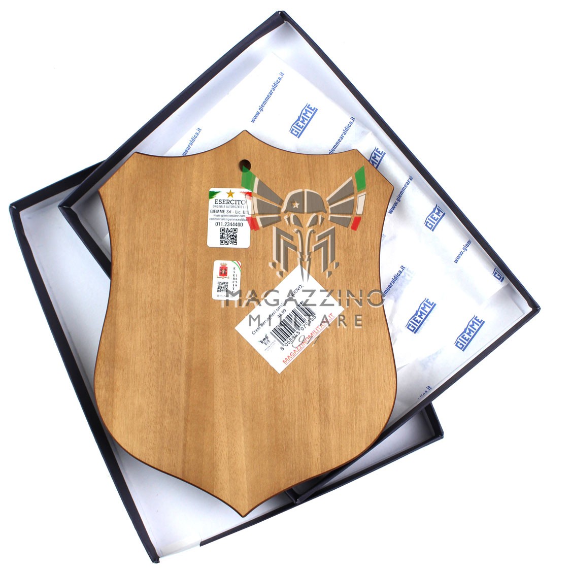 Bersaglieri Garibaldi Brigade Crest with Coat of Arms 22.5x17.5 cm ...