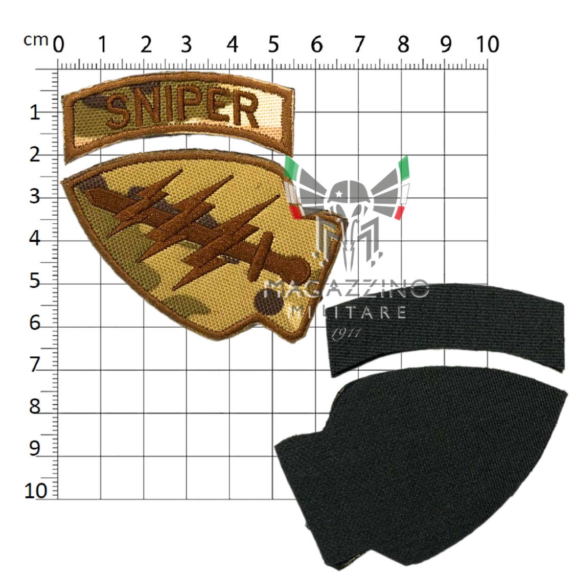 Sniper Shield Patch with Multicam Velcro (303)