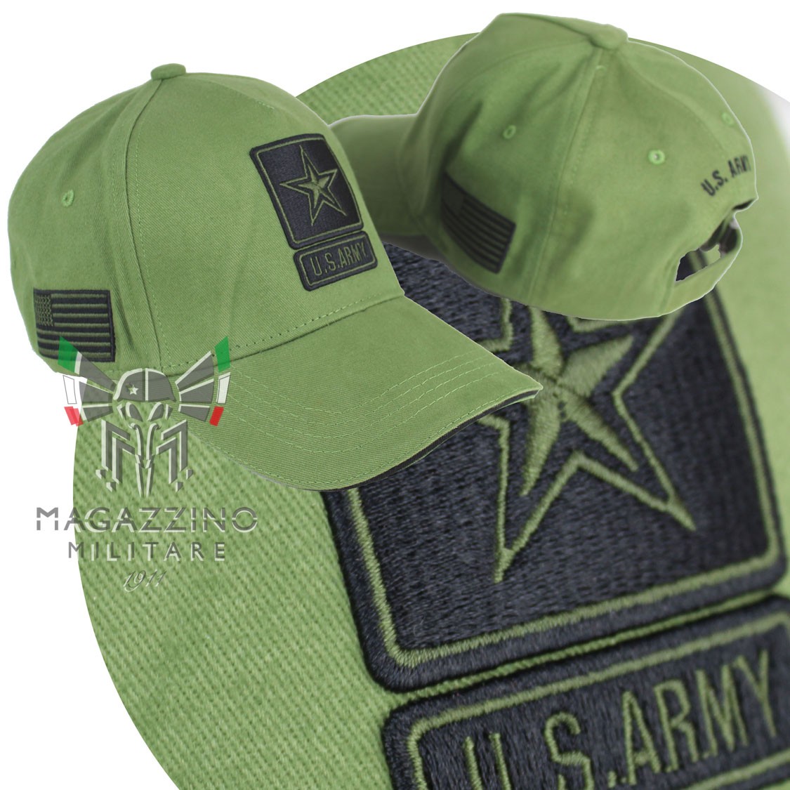 American Military Baseball Cap U.S. Army Star - 100% Cotton