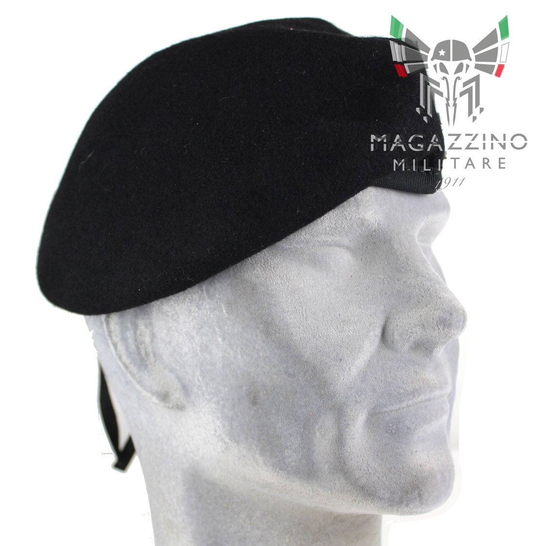 Black Beret Italian Army Heavy Artillery Original | Military Warehouse