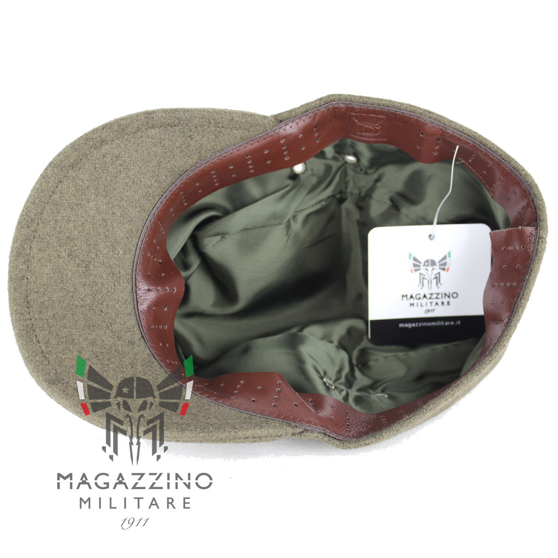 Berretto cappello "Norvegese" Esercito Italiano Alpini originale PANNO lana
